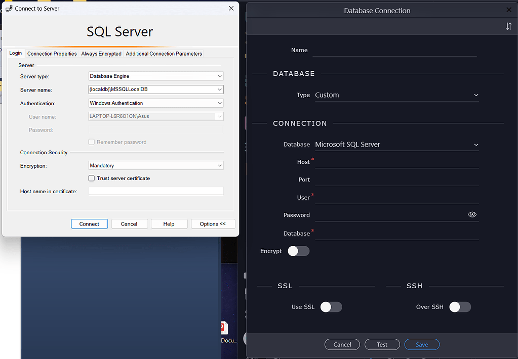 How Do I Connect Wappler With Microsoft SQL Server Management Page 2