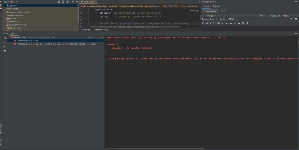 When I Run Emulator Android Studio They Are Show This Error Always