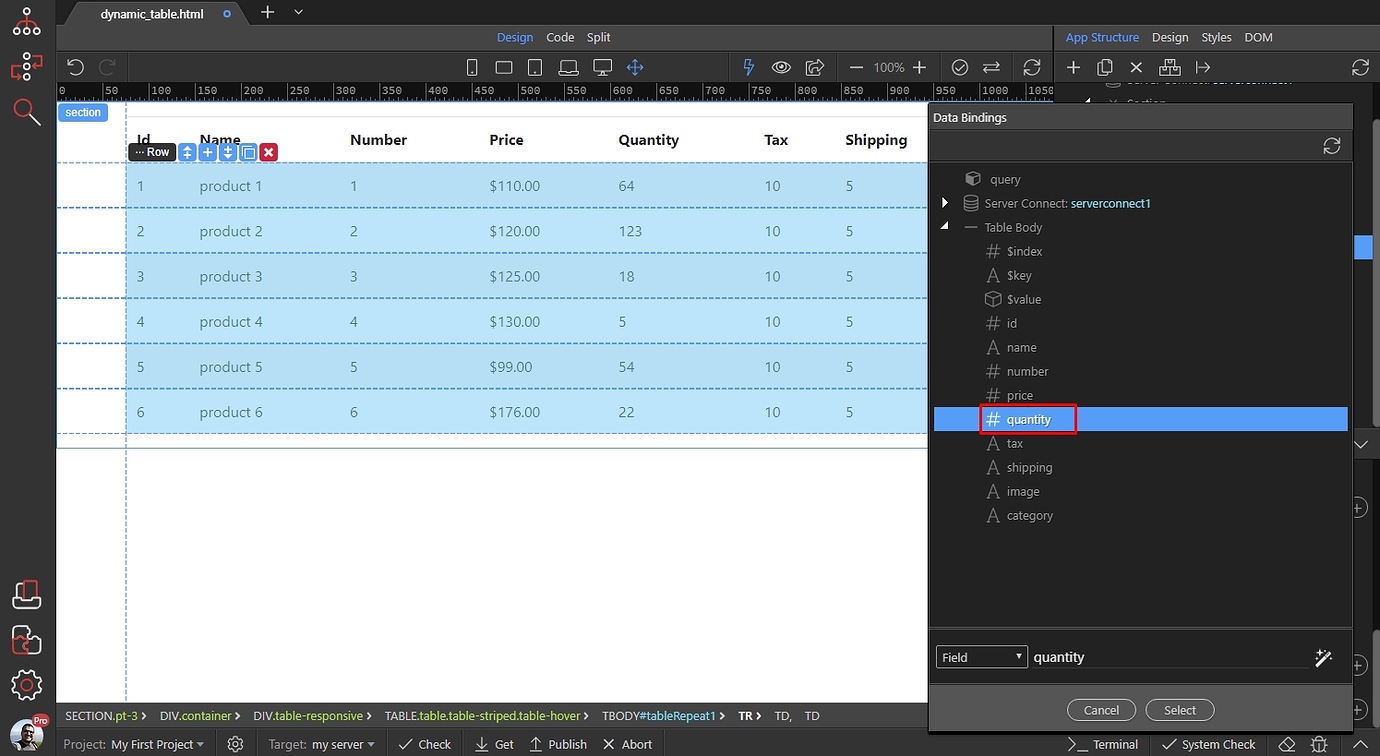 Set Table Row Background Color with Dynamic Value - How-to Guides ...
