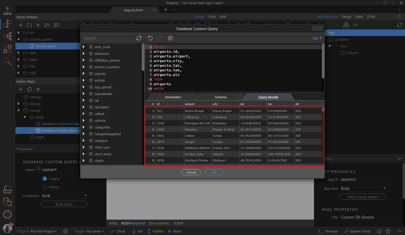 Creating Custom SQL Queries - Server-side Components - Wappler Community Creating Custom SQL Queries - Server-side Components - Wappler Community