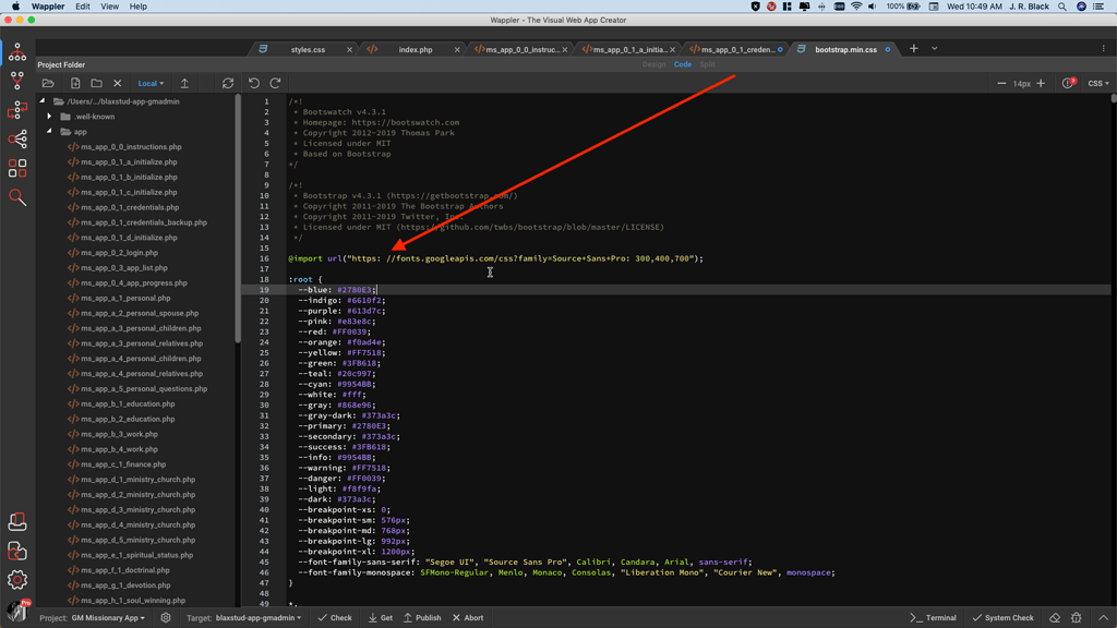 Auto Insert Space In URL Addresses ( HTTPS:// ) In CSS Files - Wappler General - Wappler Community
