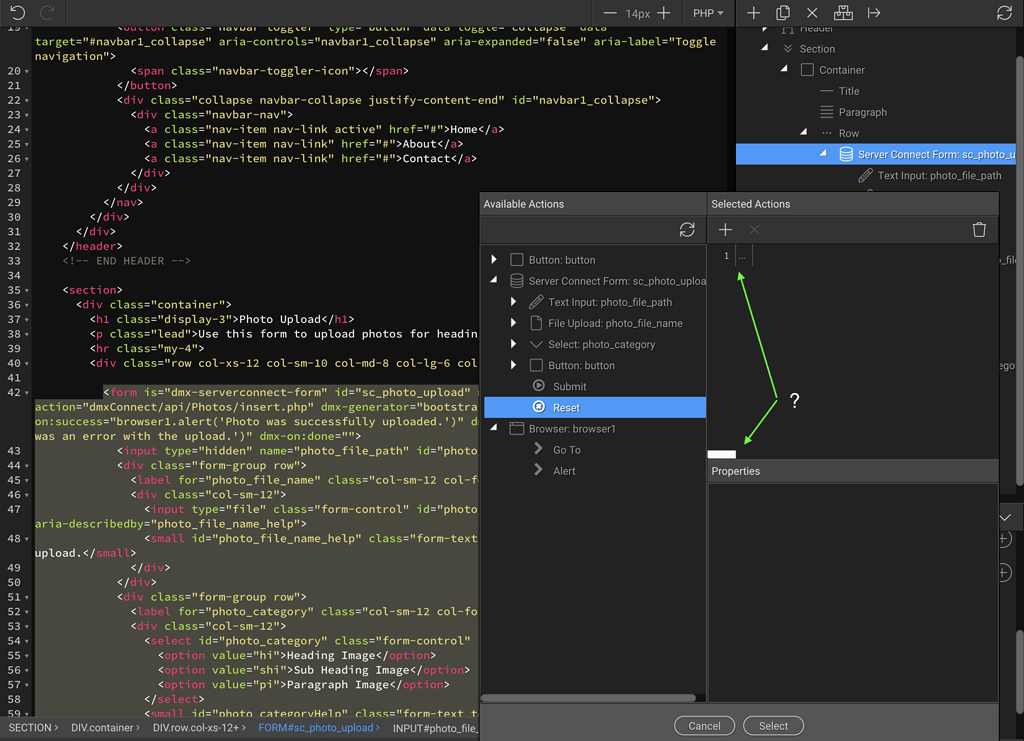 Dynamic Events Popup Box Has Some Display Anomalies Bugs Wappler