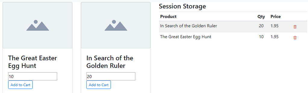 Using Session Storage Keyed Array - How-to Guides - Wappler Community