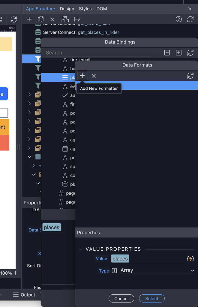 No Formatters For Array Type Bugs Wappler Community