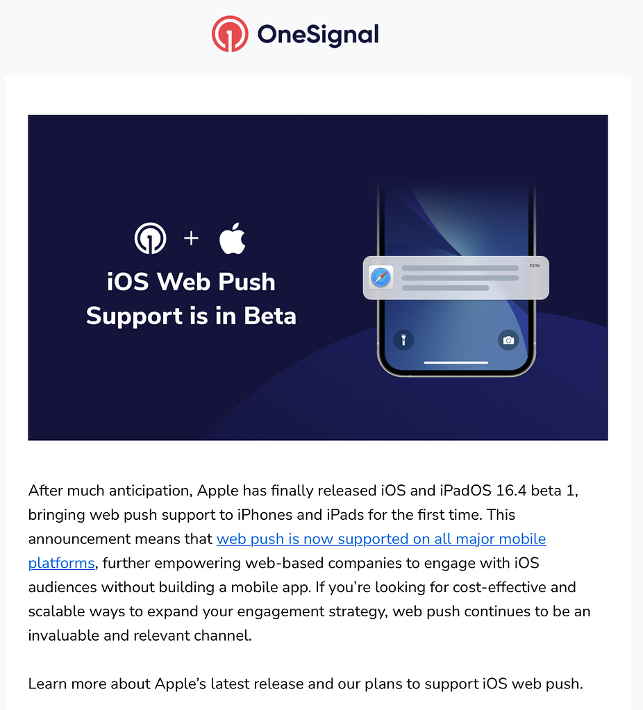 Finally, Apple releases Web Push support for iPhones and iPads.👏 - Coffee Lounge - Wappler Community