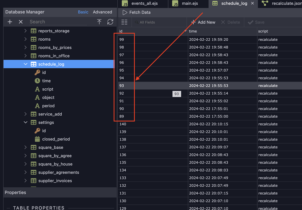 Incorrect Sorting By Id In The Database Viewer Bugs Wappler Community