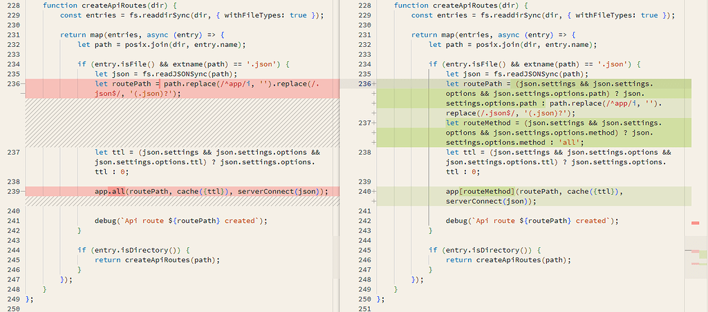 What is this change in the routes.js file? - Need Help - Wappler Community