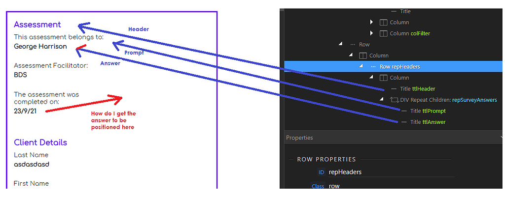 How To Have Multi Columns In A Nested Repeat Region Need Help