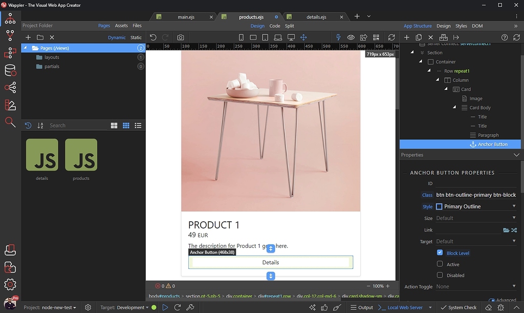 Using Server Connect Data For Server Side Rendering In Nodejs Nodejs