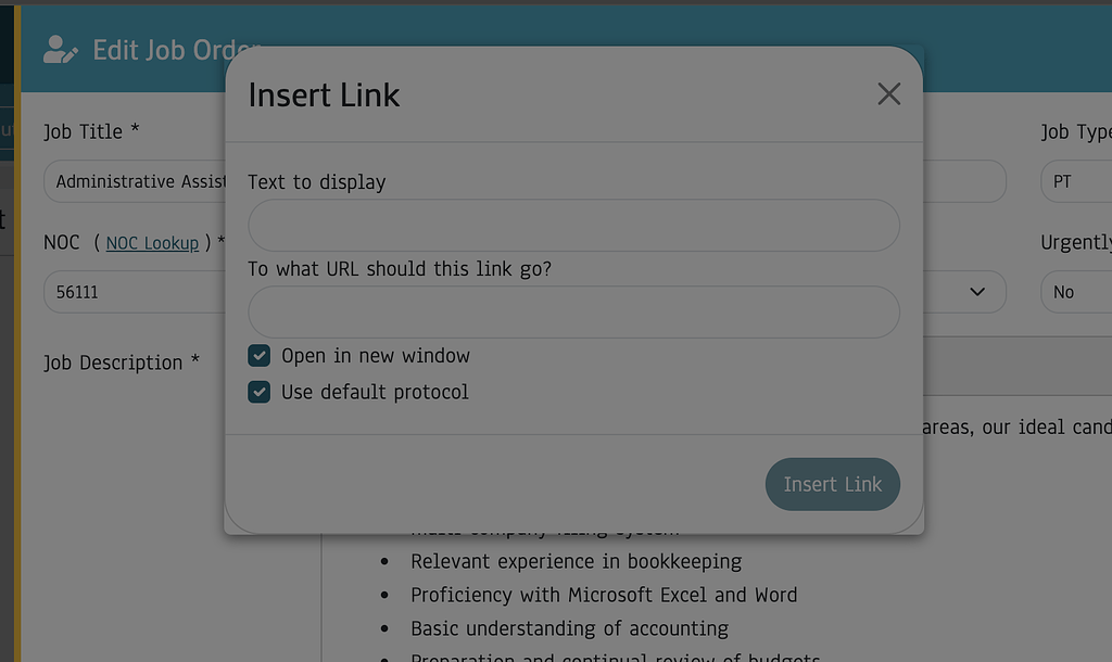 Summernote Add Link Dialog opens behind a background - Bugs - Wappler Community