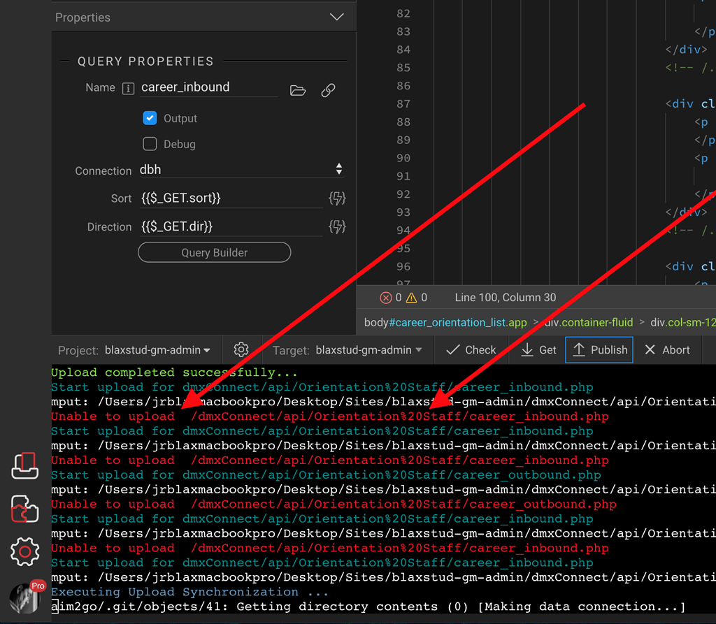 Upload Fails Due To Space Between Folder Names - Bugs - Wappler Community
