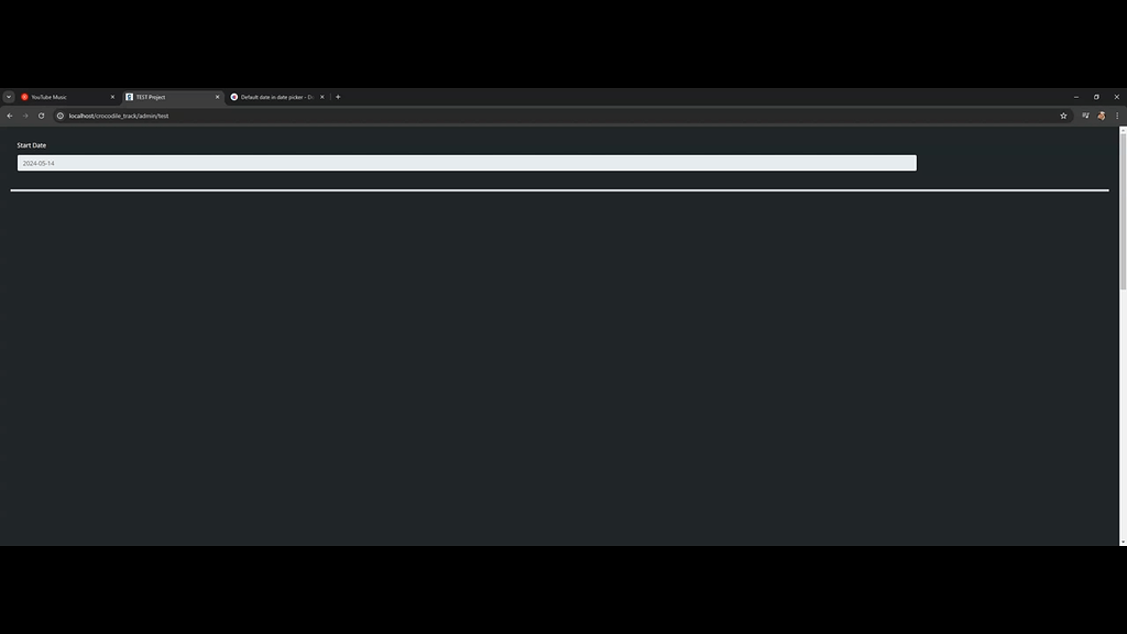 Default Date In Date Picker Does The Dmx Datetime Now Need To Be Intervaldays Need Help