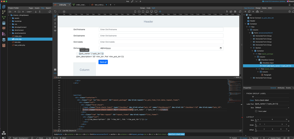 Checkboxes In A Form With Nested Query Need Help Wappler Community