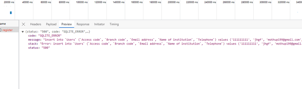 Database Insert Eroor Wappler Community