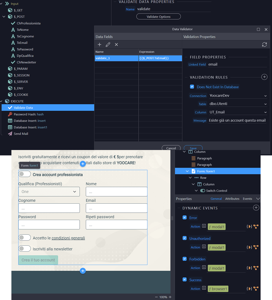 Registration form error - Need Help - Wappler Community
