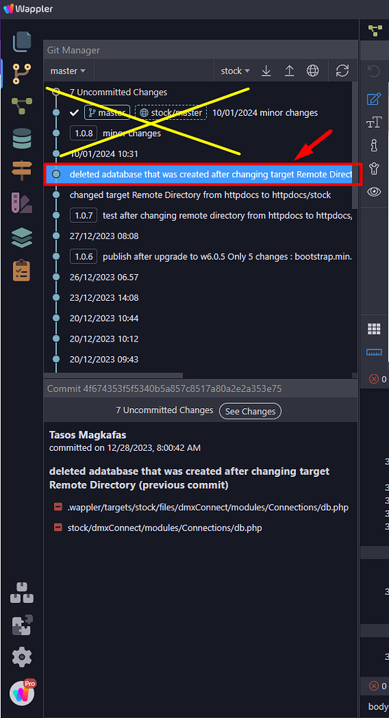 Github, Go back to a previous version - Need Help - Wappler Community