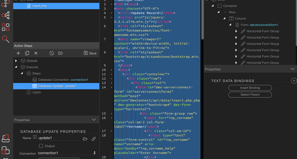 Cannot Add Clear Dynamic Ecvent To Insert Database Record Need Help Wappler Community