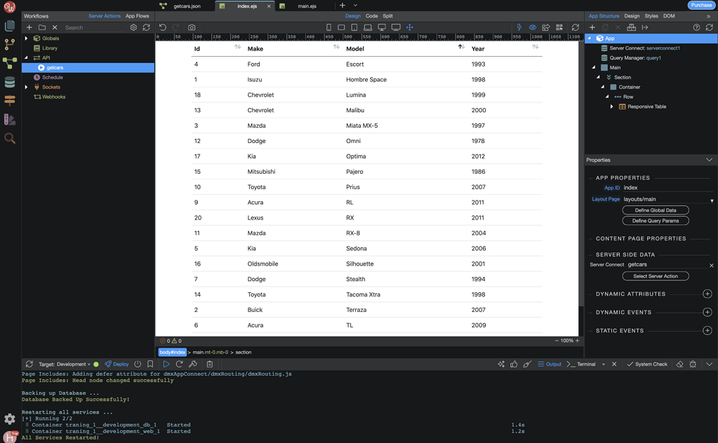 Sorting works in preview, not in browser - Need Help - Wappler Community
