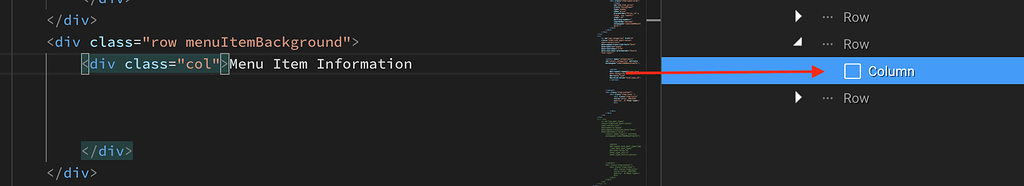 App Structure Doesnt Display Columns When Class Has Space Bugs