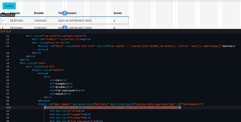 Problem with dmx:parse from table and leaflet maps - Need Help - Wappler Community