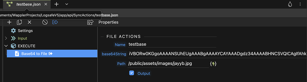Base64toFile - Custom Module - NodeJS - Wappler Extensions - Wappler Community