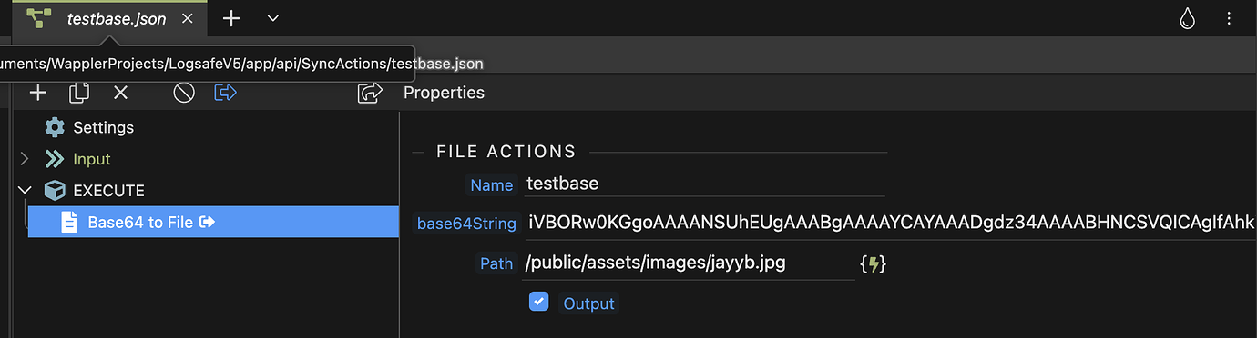 Base64toFile - Custom Module - NodeJS - Wappler Extensions - Wappler Community