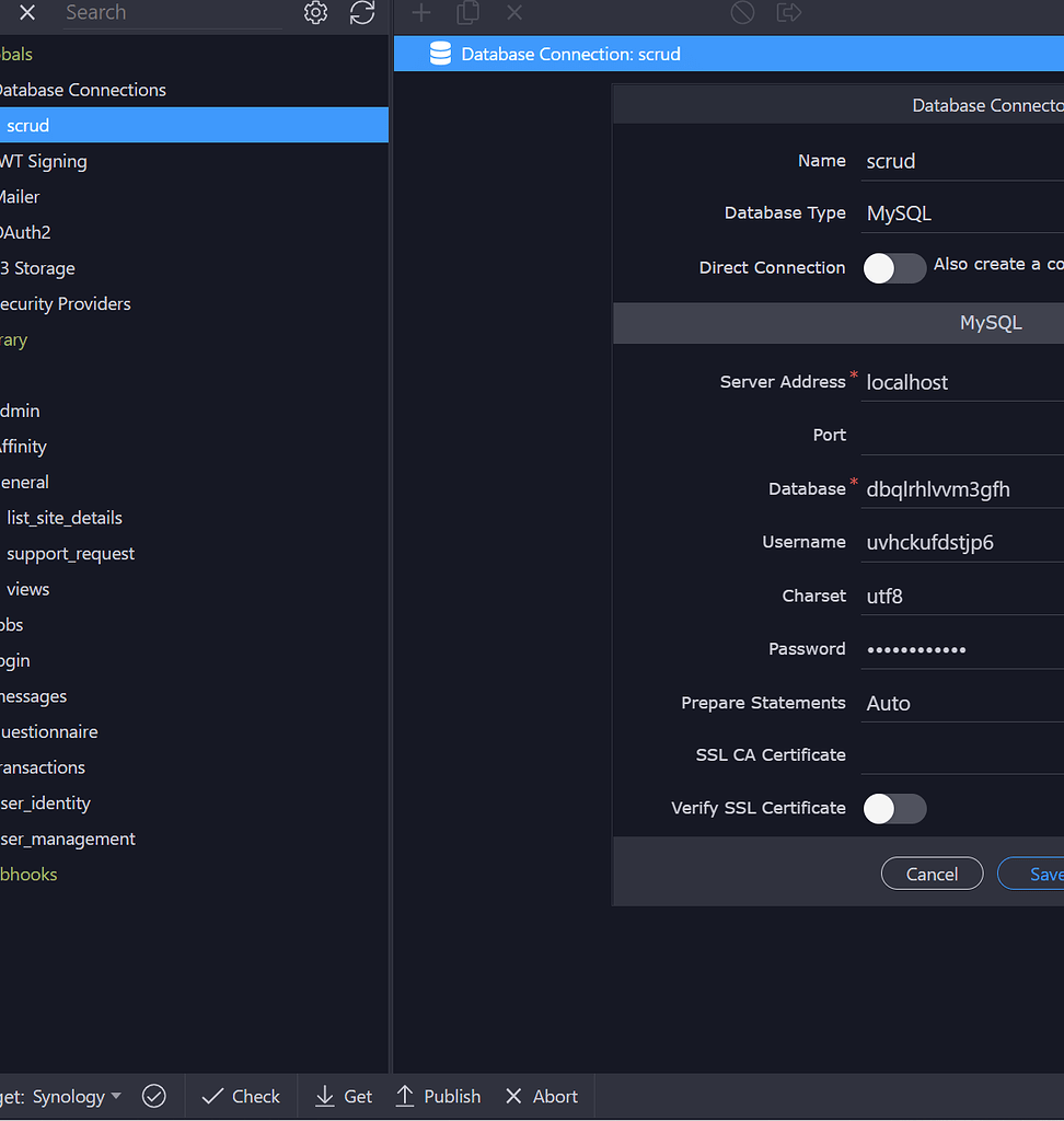Connections not changing with targets - Bugs - Wappler Community