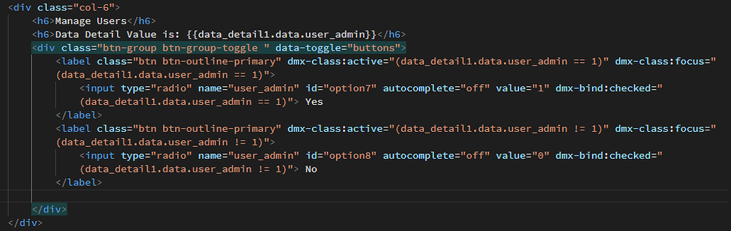 Dmx bind:checked - Front End Components - Wappler Community
