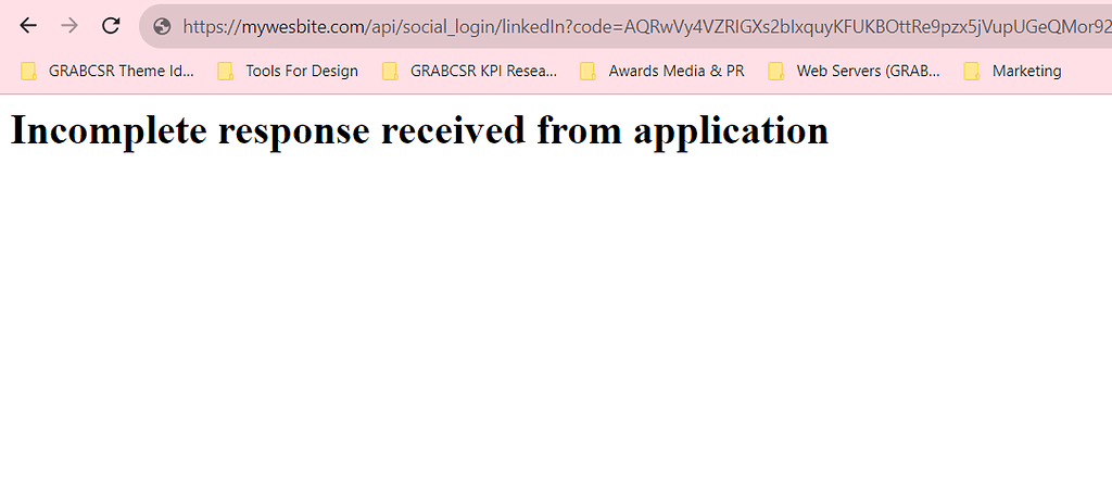 LinkedIn OAuth Error (Help, please!) - Wappler Community
