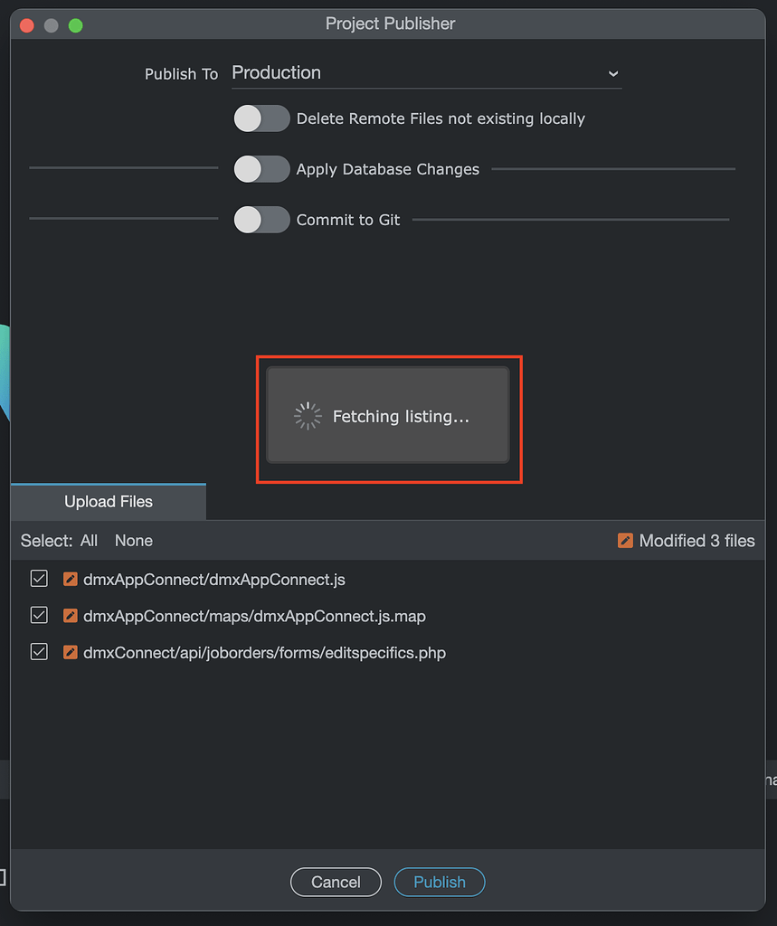 Project Publisher Turn Off Synchronization Feature Request Wappler Community 