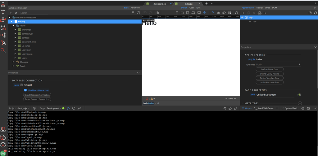 New User Quick Question Db Connection Not Showing In Server Action Need Help Wappler