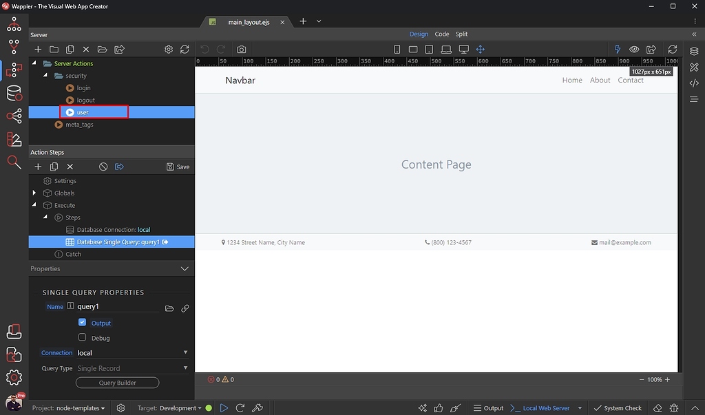 Applying Security to your NodeJS pages - Page 2 - NodeJS - Wappler Community