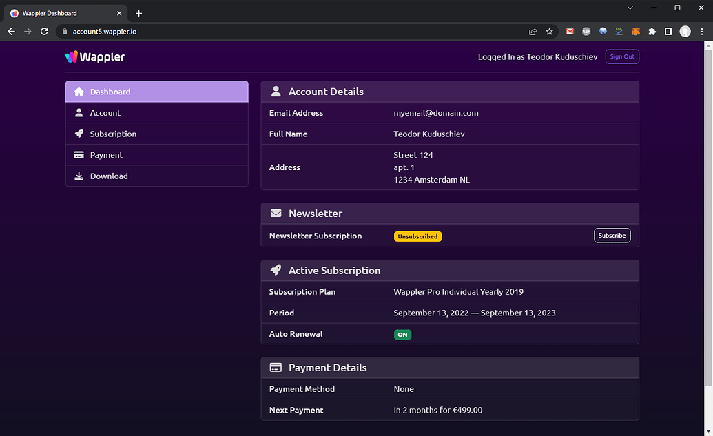 Wappler Documentation - Introducing Wappler Wallet