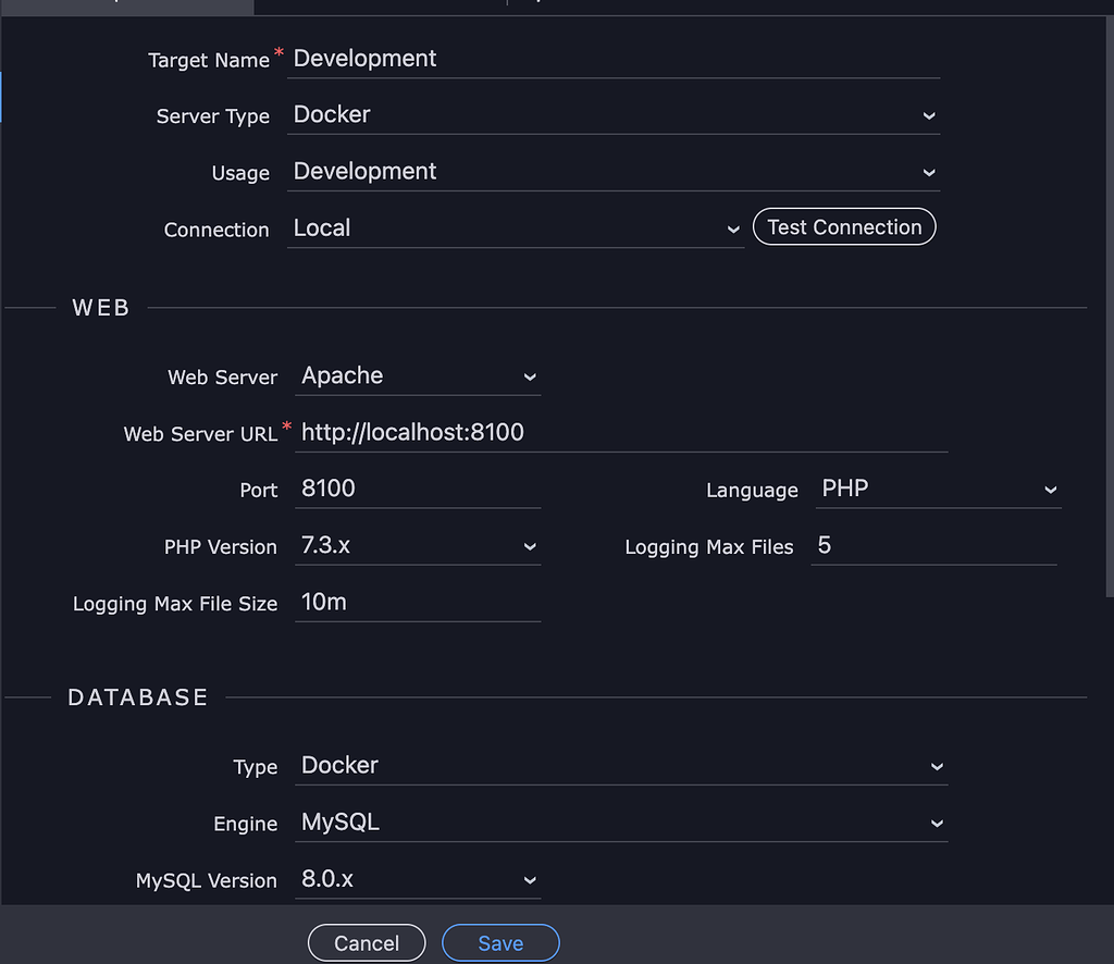Database How To Set The Project Settings Remote Database As The Default To Be Used With The
