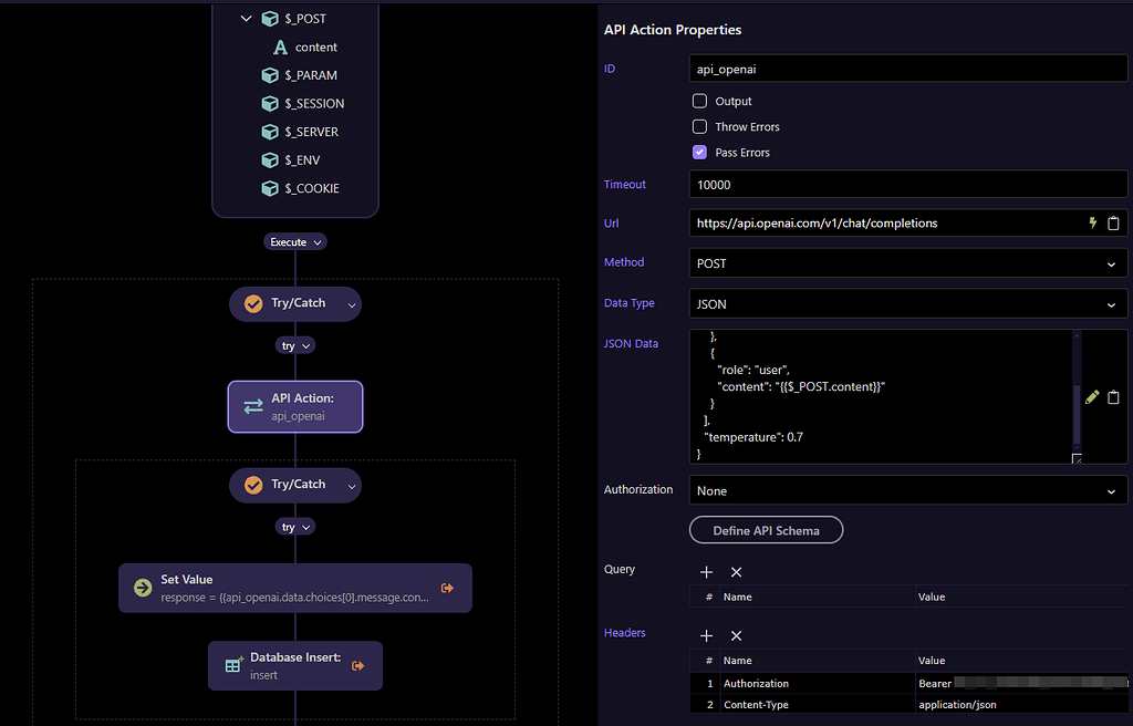 Issue Saving Openai Api Response To The Database In Server Connect
