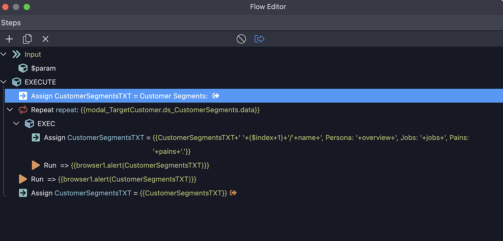How To Convert A Datastore To A String Flow Is Having An Unexpected Behavior Front End