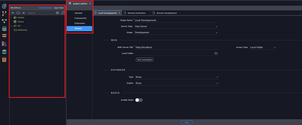 Little feature request about project options - Feature Request - Wappler Community