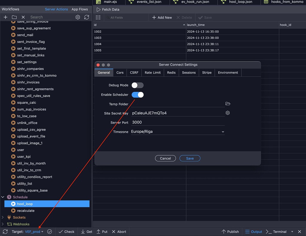 Schedule not working in production - Need Help - Wappler Community