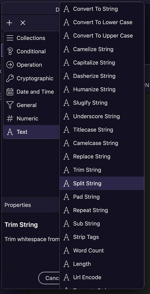 Formatters list does not scroll with mouse - Bugs - Wappler Community