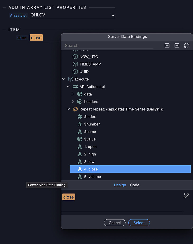 Need some help with using serversided datamanagement and arrays - Need Help - Wappler Community