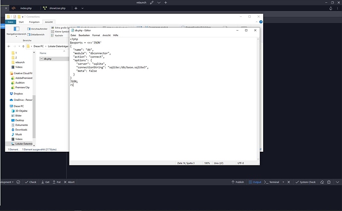 Sqlite Connection Problem Connection String Is Required Need Help Wappler Community