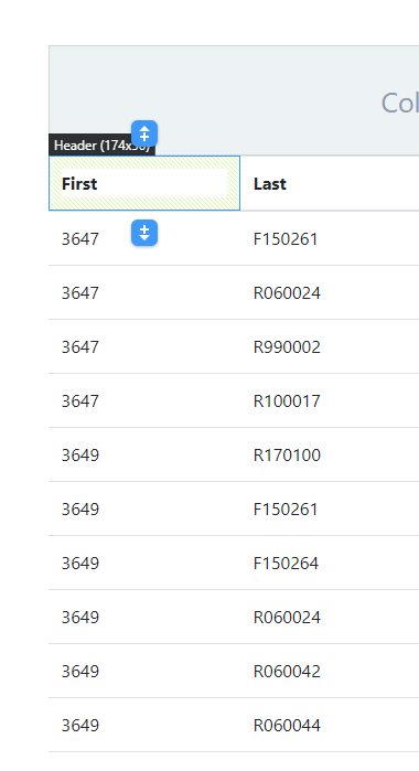 Repeat Table Not Showing Data Its Repeating Database Filed Name