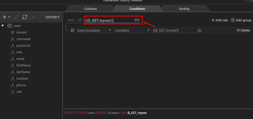 How Can I Filter A Db Query Only If There Is Something In The Text