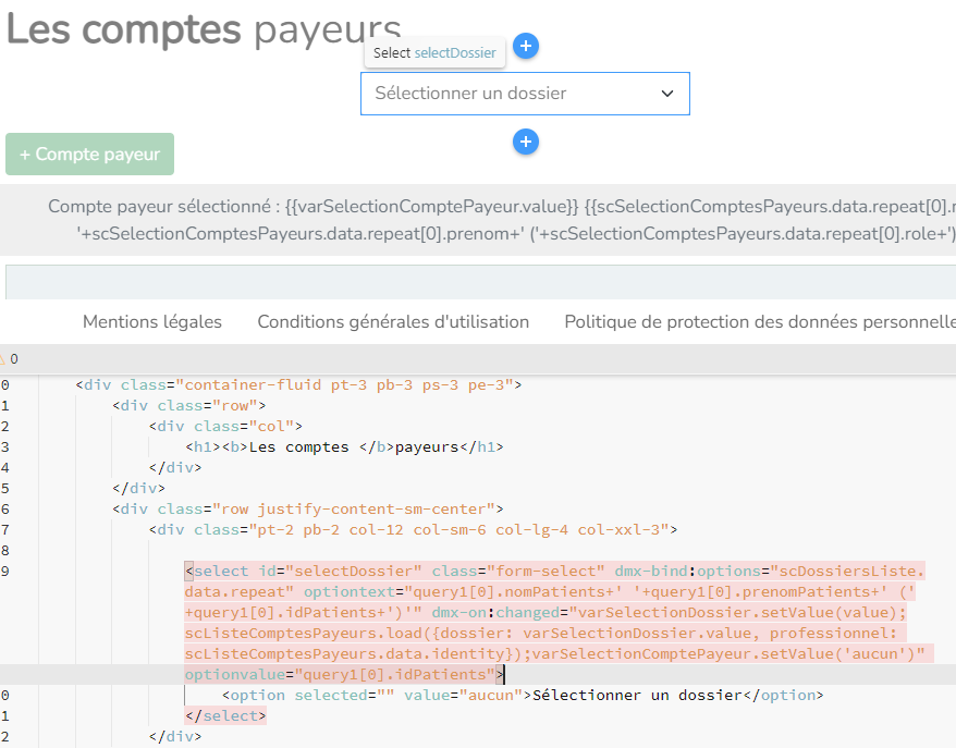 Select and filter list - Need Help - Wappler Community