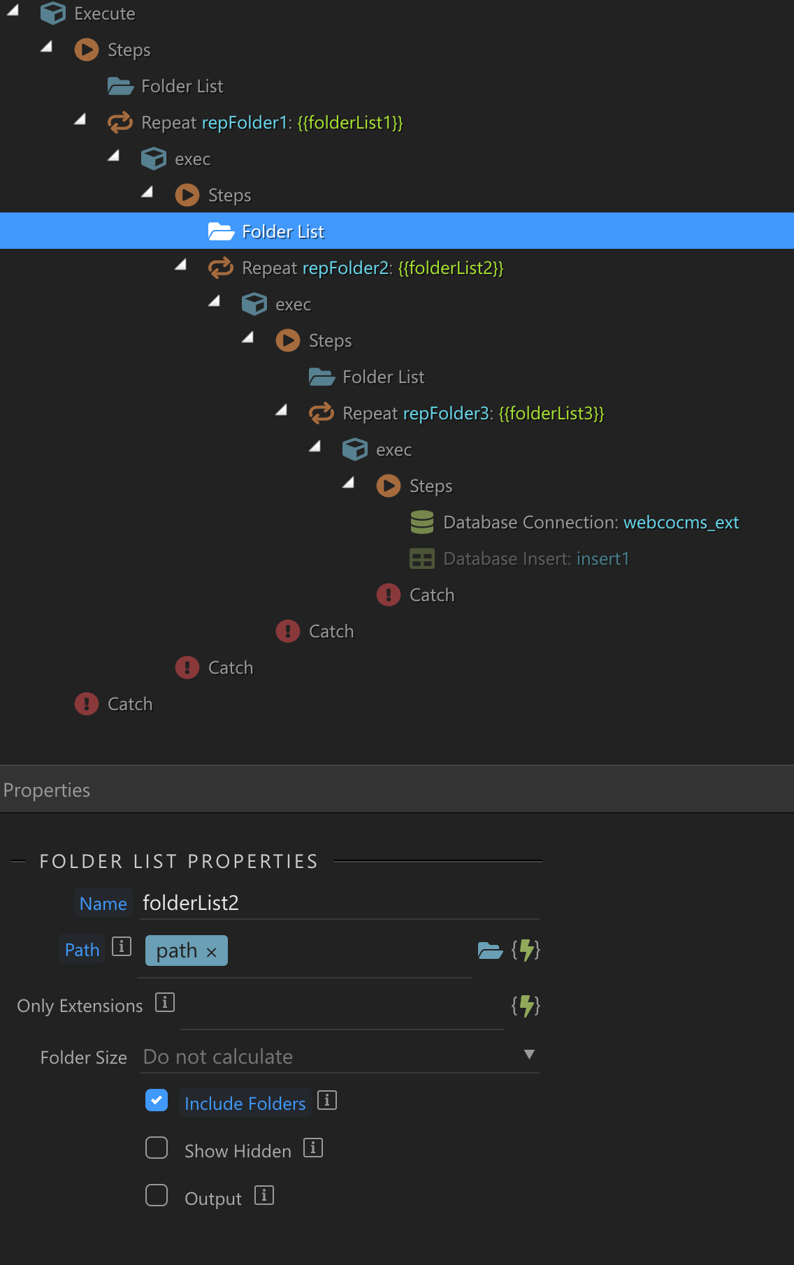 Server Action Folder List Paging Sort And Search Need Help Wappler Community