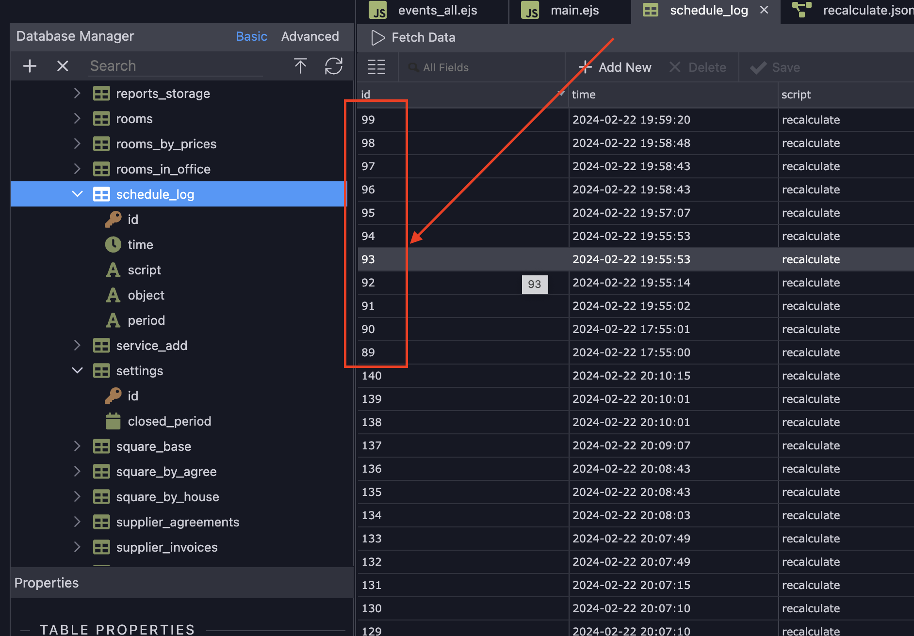 Incorrect Sorting By Id In The Database Viewer Bugs Wappler Community