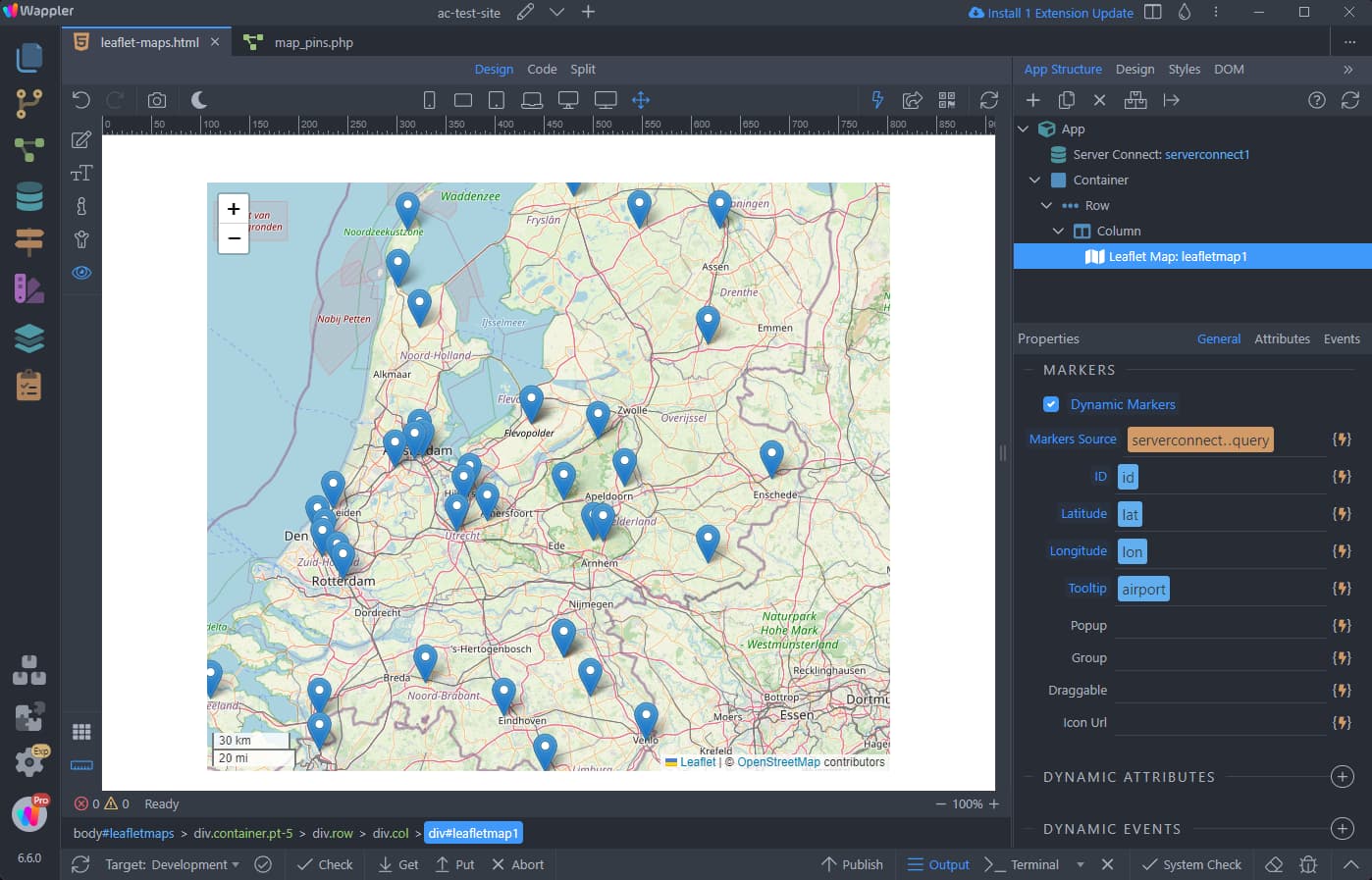 Using Leaflet Maps - Front-End Components - Wappler Community