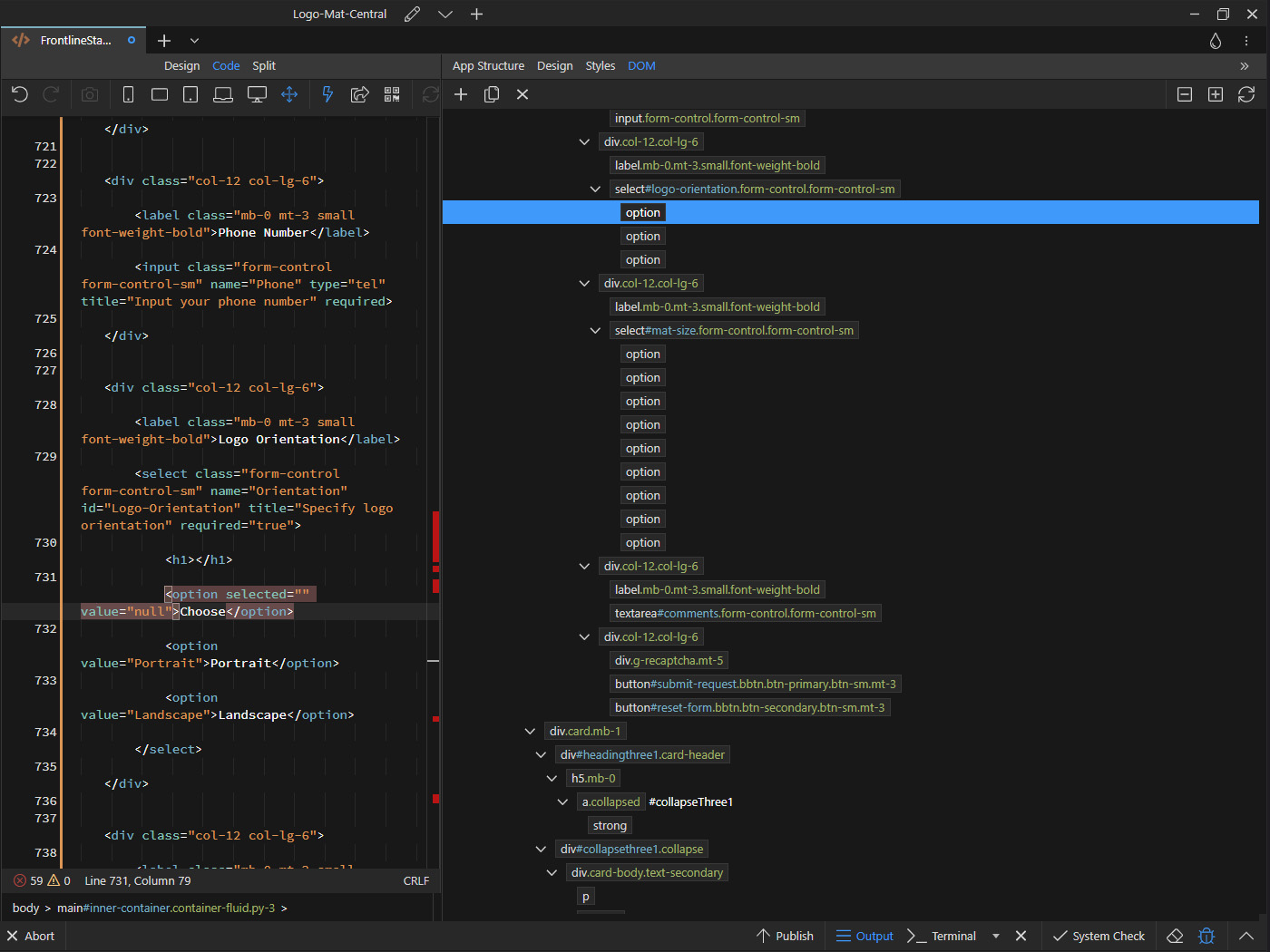 DOM Panel Properties - Wappler General - Wappler Community
