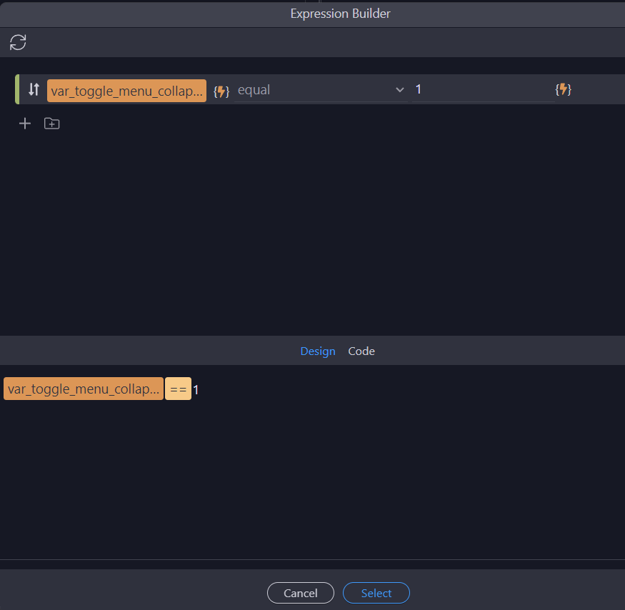 Expression Builder does not save the condition value until you click outside the condition input ...