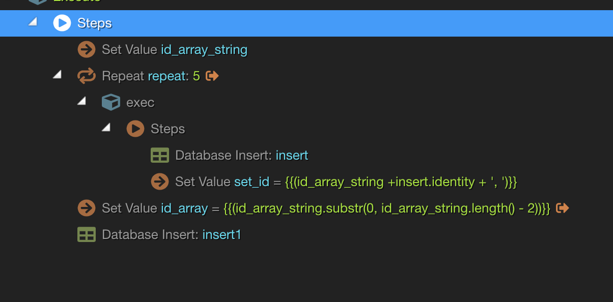 How To Save Results From Sc Repeat To Single Database Field As Array Need Help Wappler Community